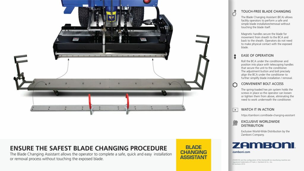 Blade Changing Assistant | Zamboni